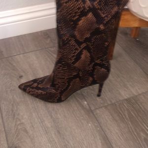 Steve Madden | Shoes | Steve Madden Snake Print Boot | Poshmark